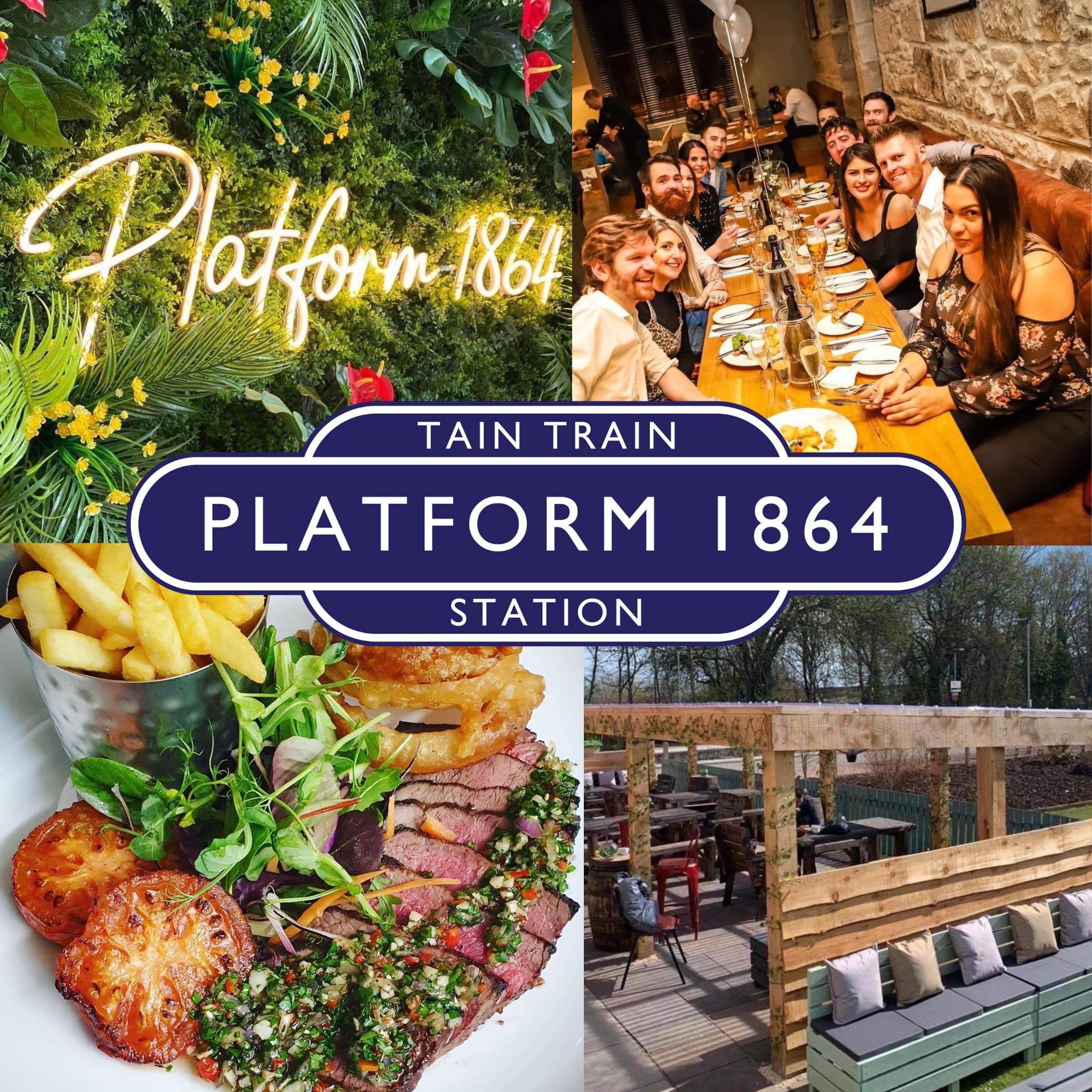 £100 Voucher for Platform 1864 Restaurant, Tain – A9 Competitions