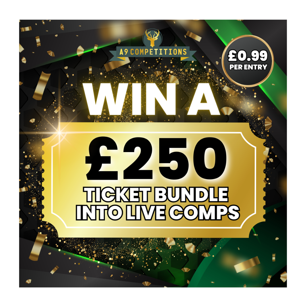 £250 Random Ticket Bundle (Of Your Choice) – A9 Competitions