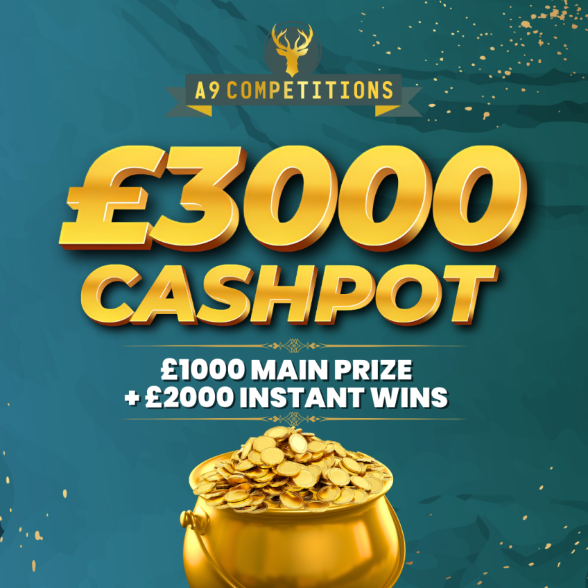 £3K INSTANT WIN CASH POT – A9 Competitions