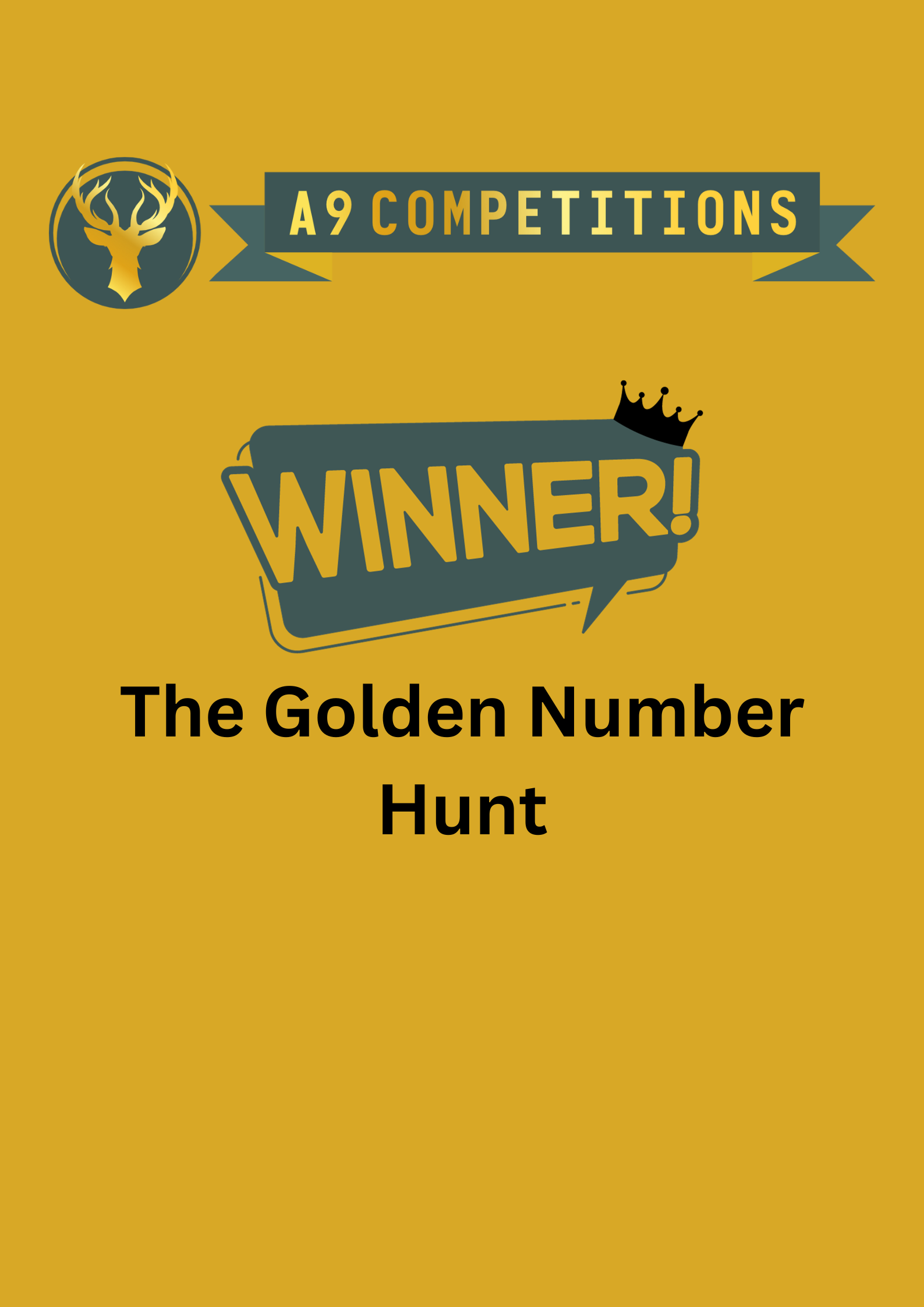 The Golden Number Hunt – A9 Competitions